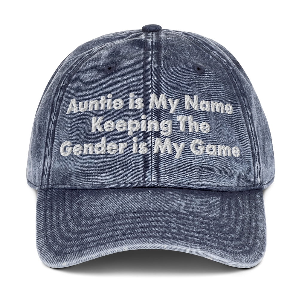 Auntie Gender Reveal Keeper Embroidered Vintage Cap, Radicalized by ...