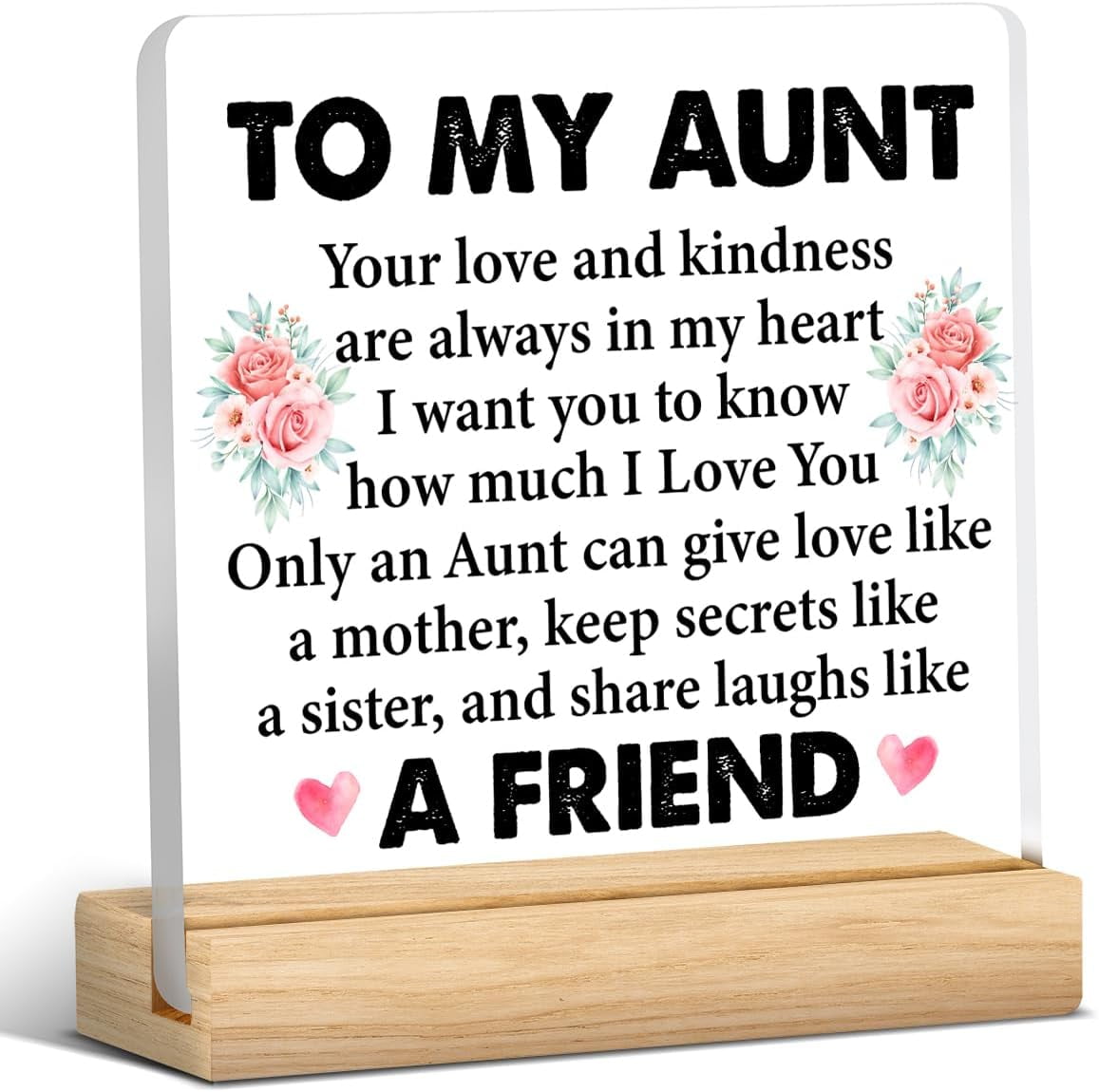 Auntie Gift From Nephew Niece, Best Aunt Gift, Thank You Gift for Aunt ...