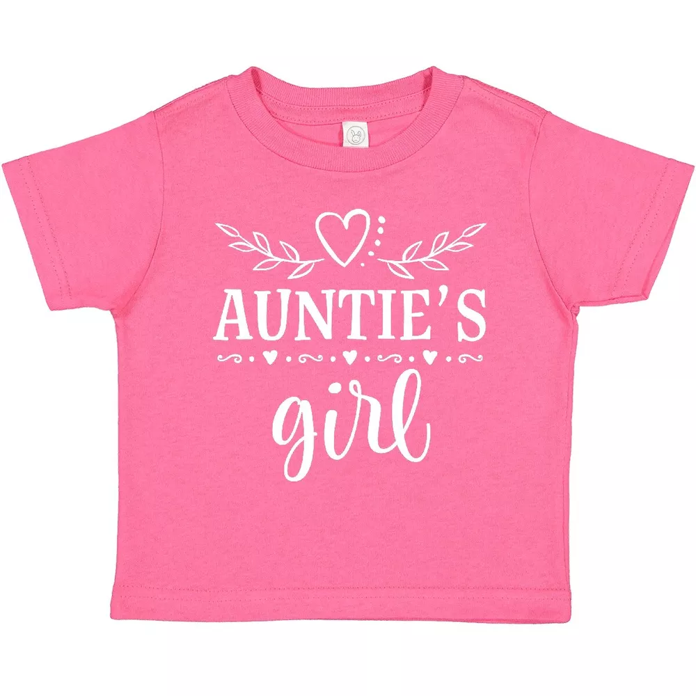 Auntie Girl Outfit For Niece Toddler T-Shirt Childs Clothing Valentine Baby Clothing, Cute Baby ...