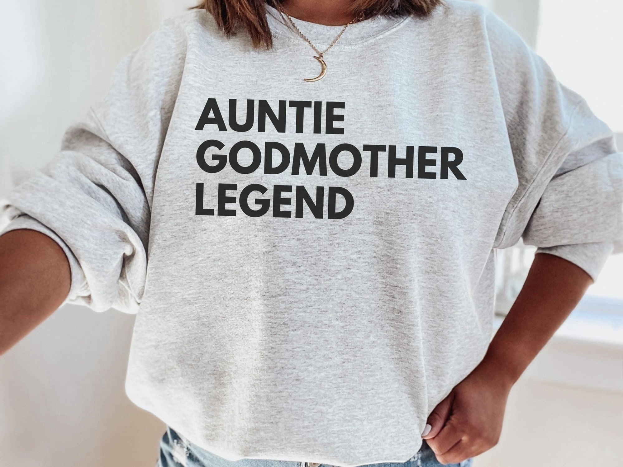 Auntie Godmother Legend TShirt Aunt Godmother Legend Godmother Gift ...