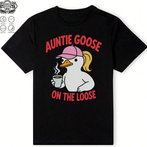 Auntie Goose On The Loose Silly Gang In Milly Goose Era T-S1Hirt ...