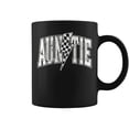 Auntie Hosting Race Car Pit Crew Checkered Birthday Party Coffee Mugs ...