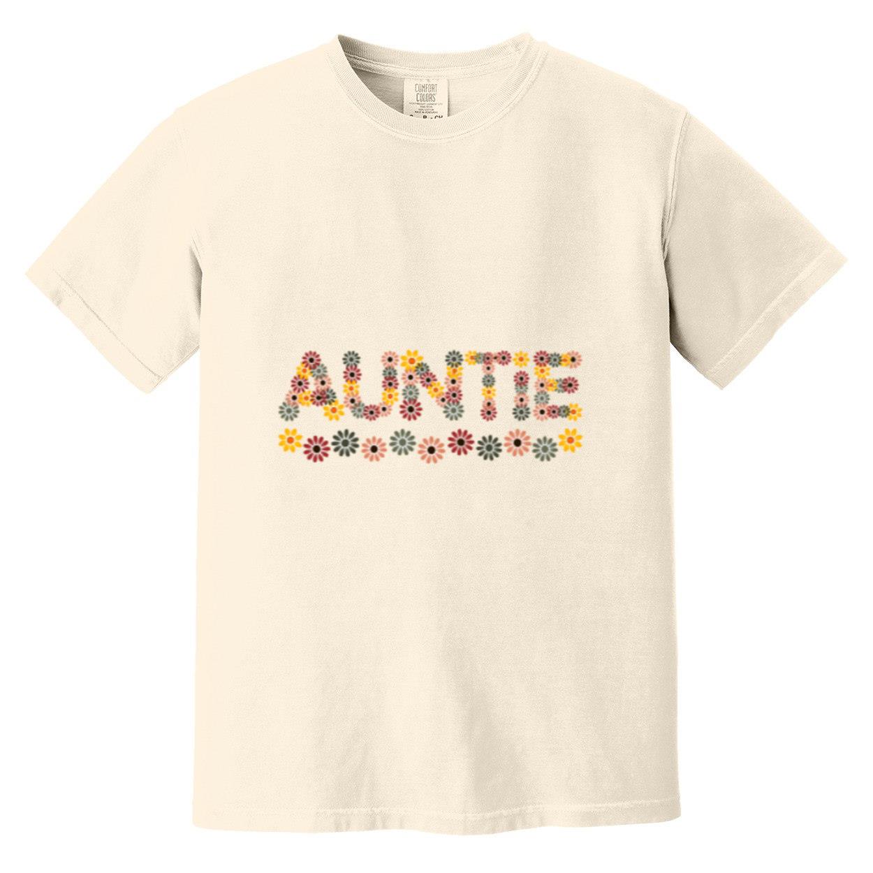 Auntie In Flowers Floral Niece Nephew Family Love Aunt Life Best Ever ...