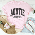 Auntie Like A Mom But Way Cooler Tee Athletic Heather S Peachy Sunday T ...