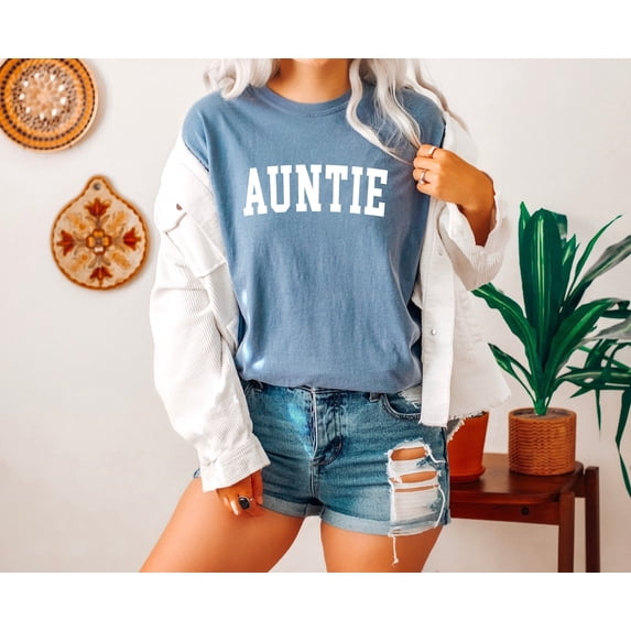 Auntie Pregnancy Announcement Gift V5 T-Shirt - Walmart.com