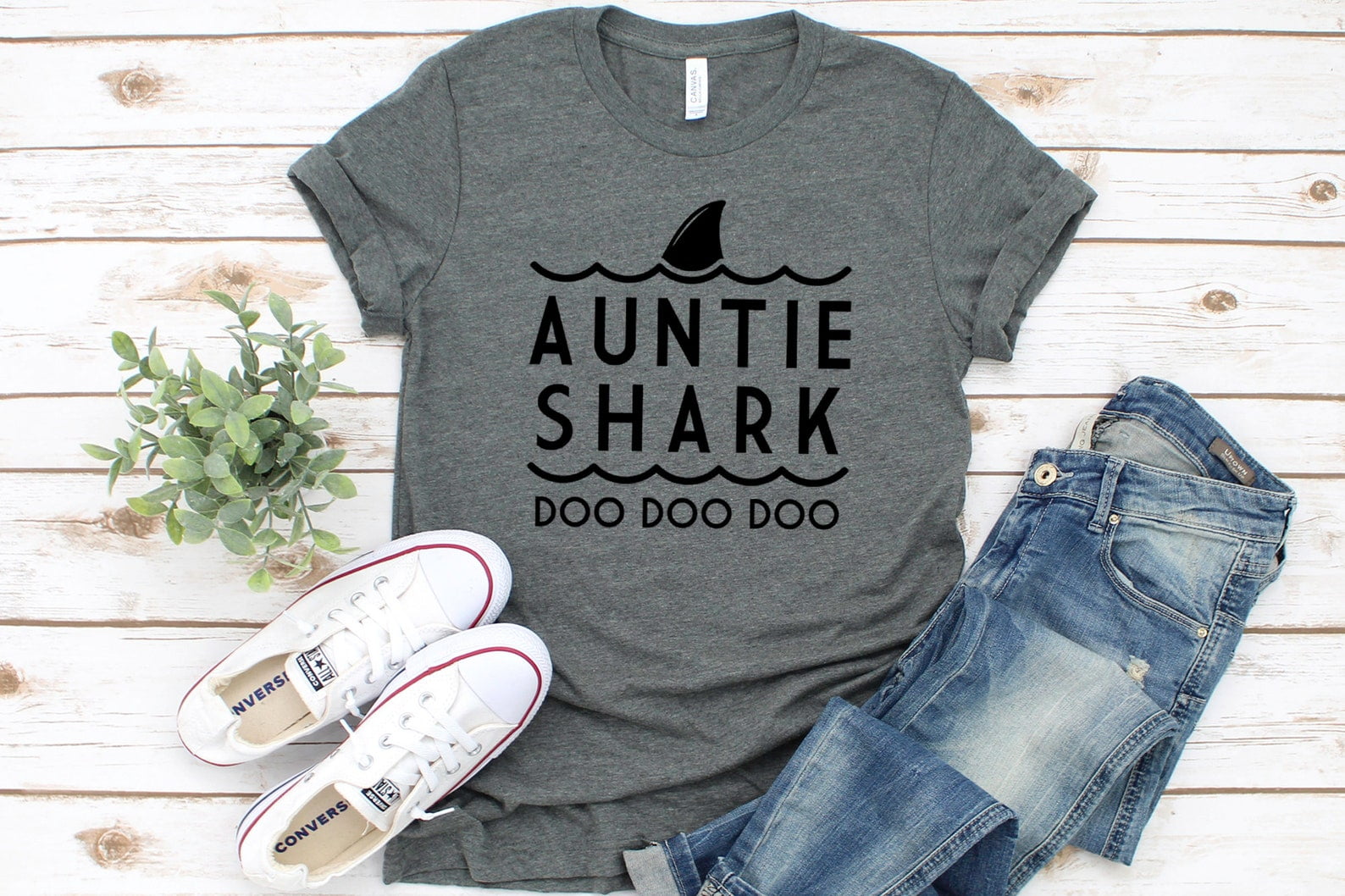 Auntie Shark, Auntie Shark Shirt, Aunt Shark Tee, Auntie Doo Doo Doo ...