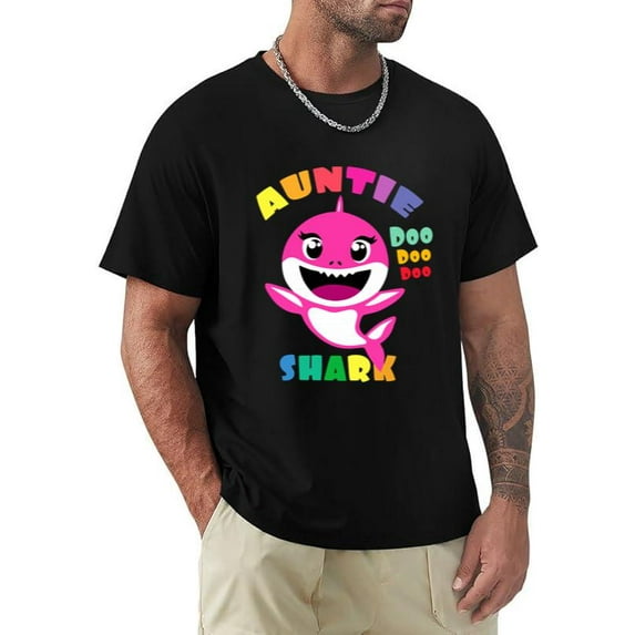 Auntie Shark Funny Doo Doo Family Matching Song Theme Cute T-shirt, for ...