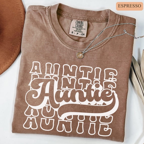 Auntie Shirt Aunt To Be Heart TShirt Pregnancy Announcement Gift for ...