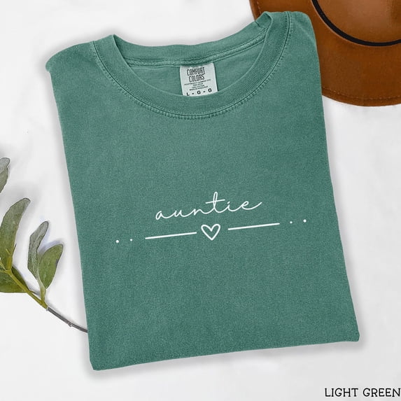 Auntie Shirt First Time Auntie Gift Shirt Minimalist Auntie Shirt ...