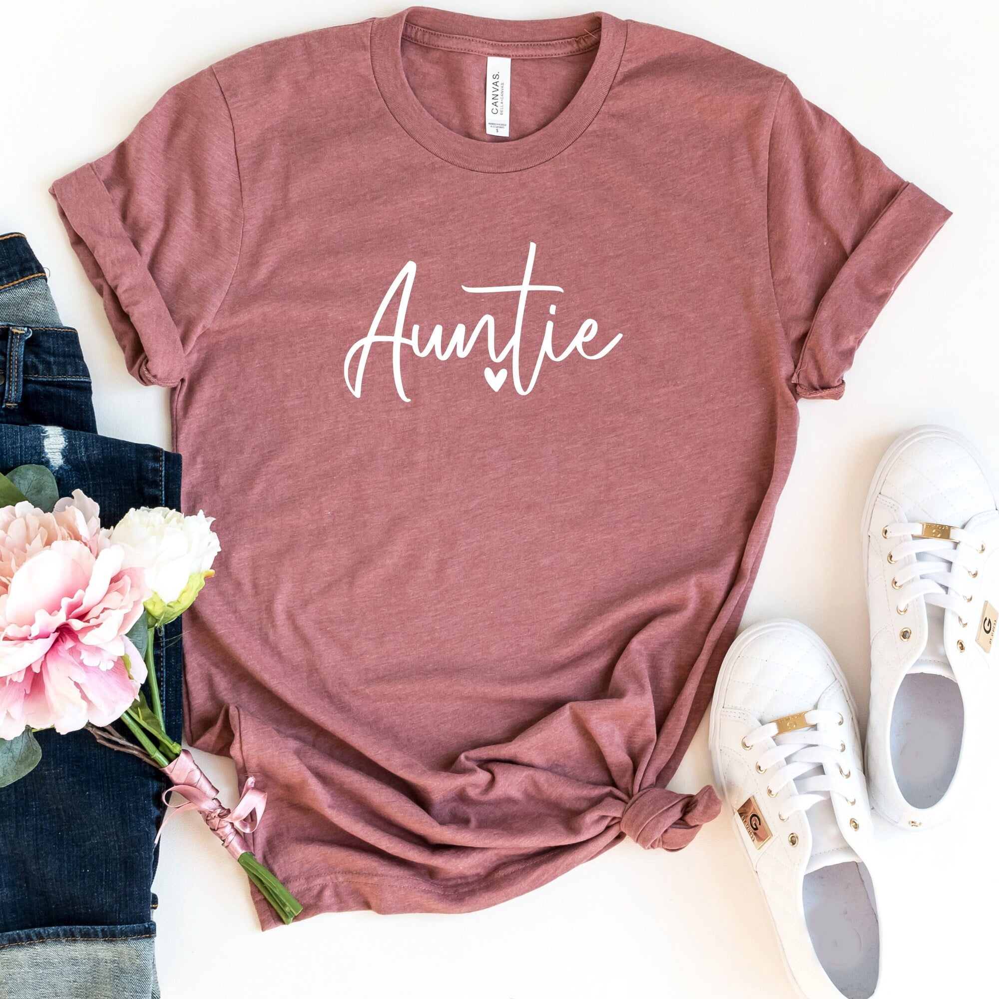 Auntie Shirt New Aunt Gift Aunt Shirt Gift for Aunt Cool Aunt Shirt ...