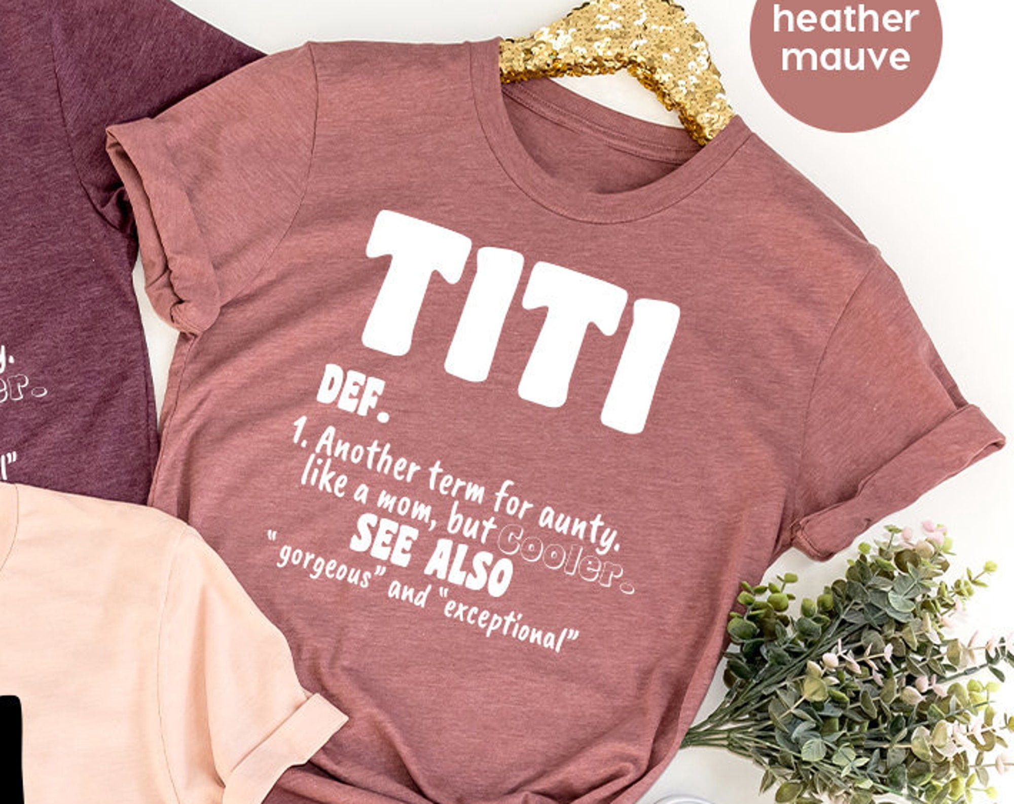 Auntie T Shirt Titi TShirt Cool Aunts Shirt Aunt Gifts Auntie Gift Aunt ...