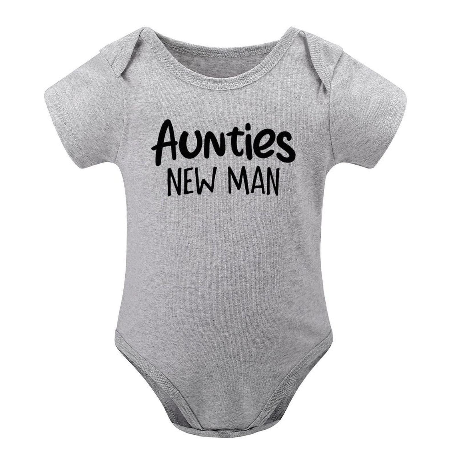 Aunties New Man - Baby Clothes - Funny Newborn Bodysuit Outfits for ...