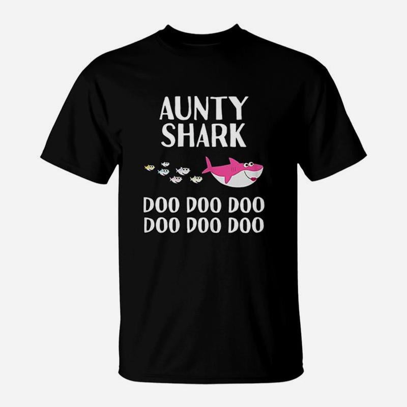 Aunty Shark Doo Doo Gifts For Aunt Mothers Day TShirt - Walmart.com