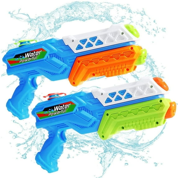AuntyFey 2 Pack Kids Water Gun, Lightweight Large Capacity Water ...