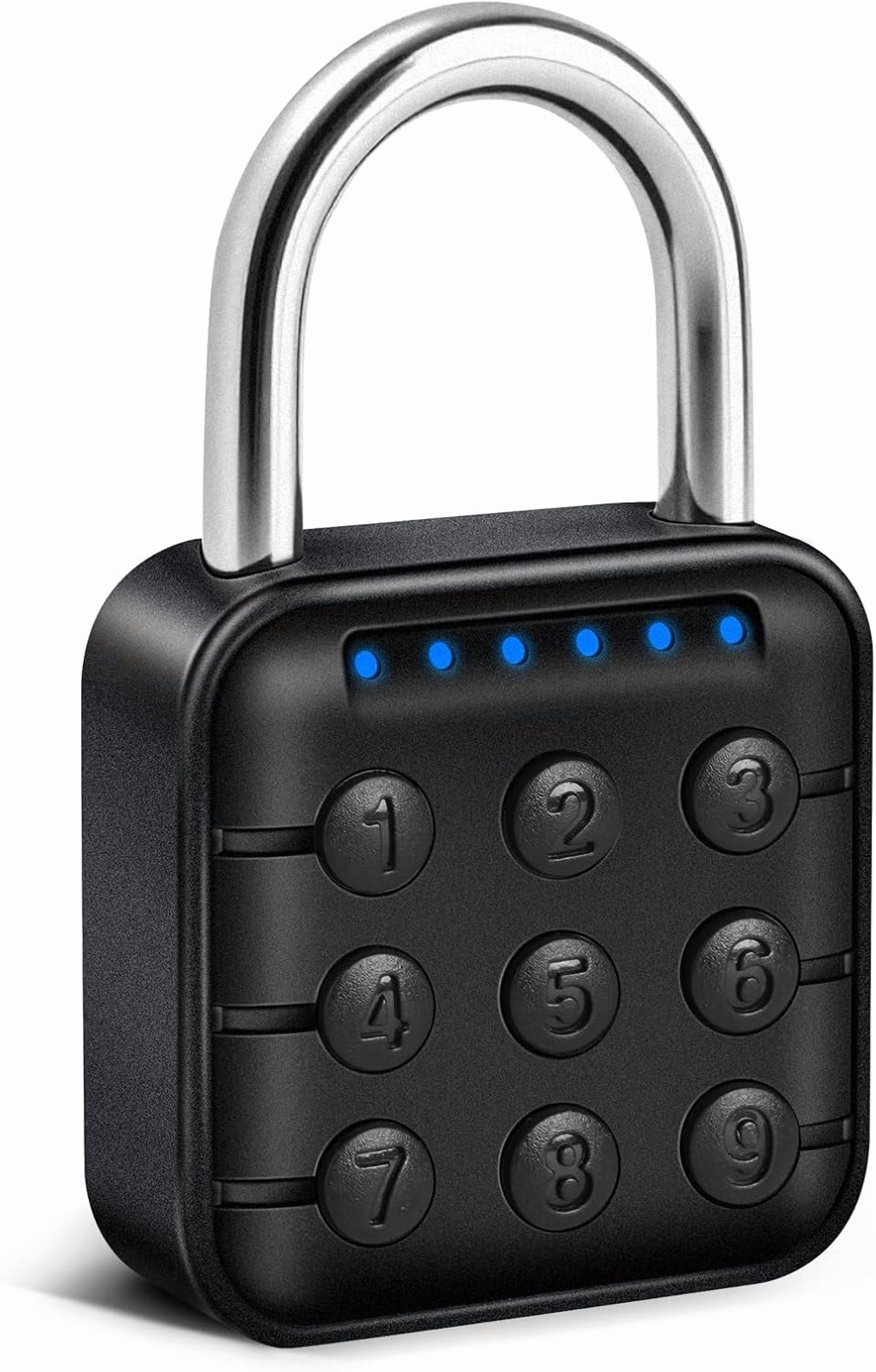 AuntyFey Smart Combination Lock for Locker, Digital Padlock for Gym ...