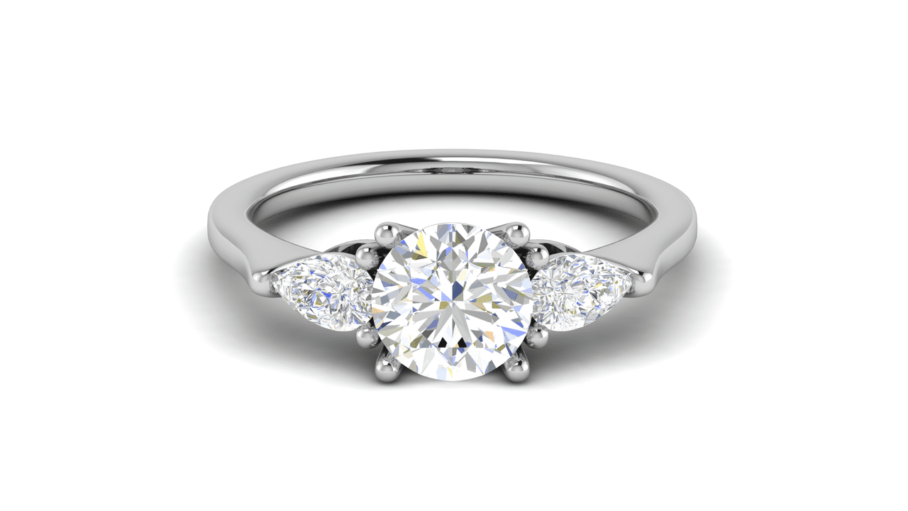 Auory Engagement Ring for Women - 925 Sterling Silver Promise Ring ...