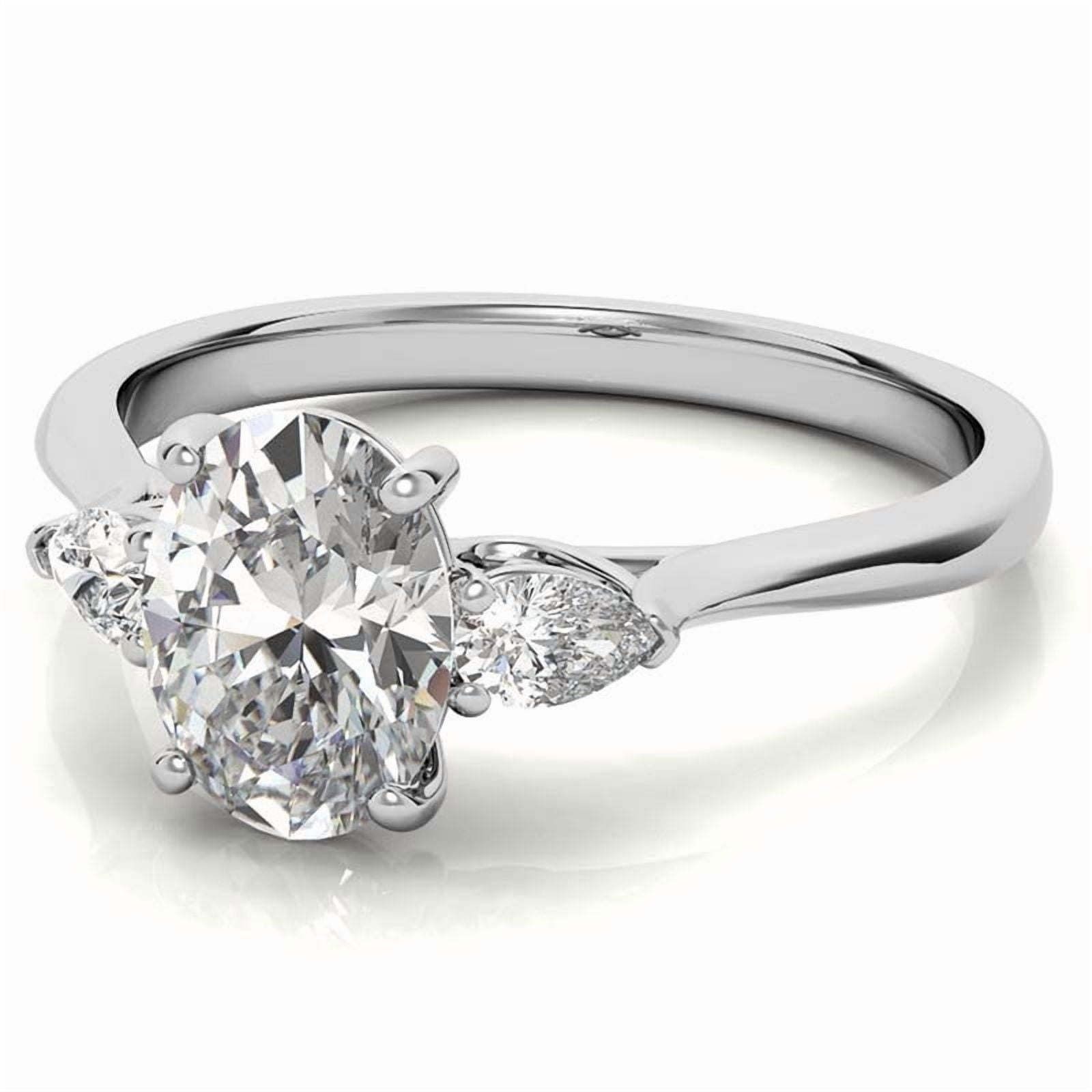 Auory Minimalist Proposal Ring in White Gold Plated Daily Wear Ring for ...