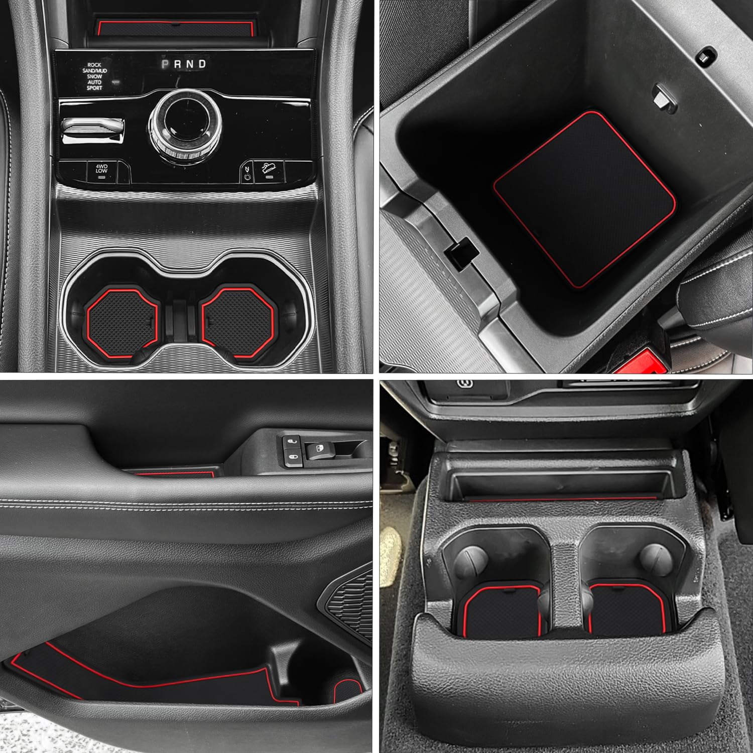 Auovo Center Console Mats KEF16 Compatible with Grand Cherokee L ...