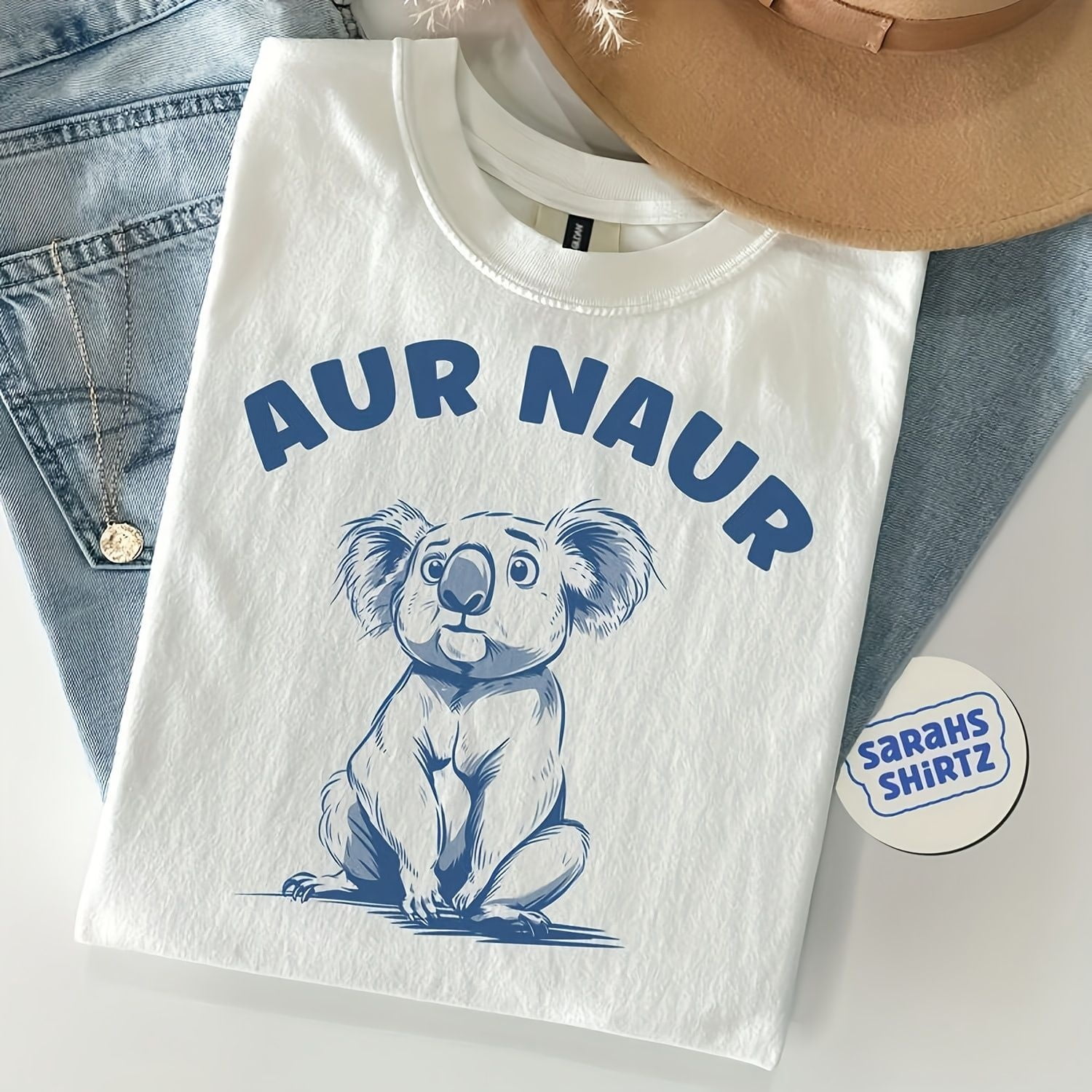 Aur Naur Oh No S1Hirt, Funny Australian Accent S1Hirt, Aussie , Graphic ...