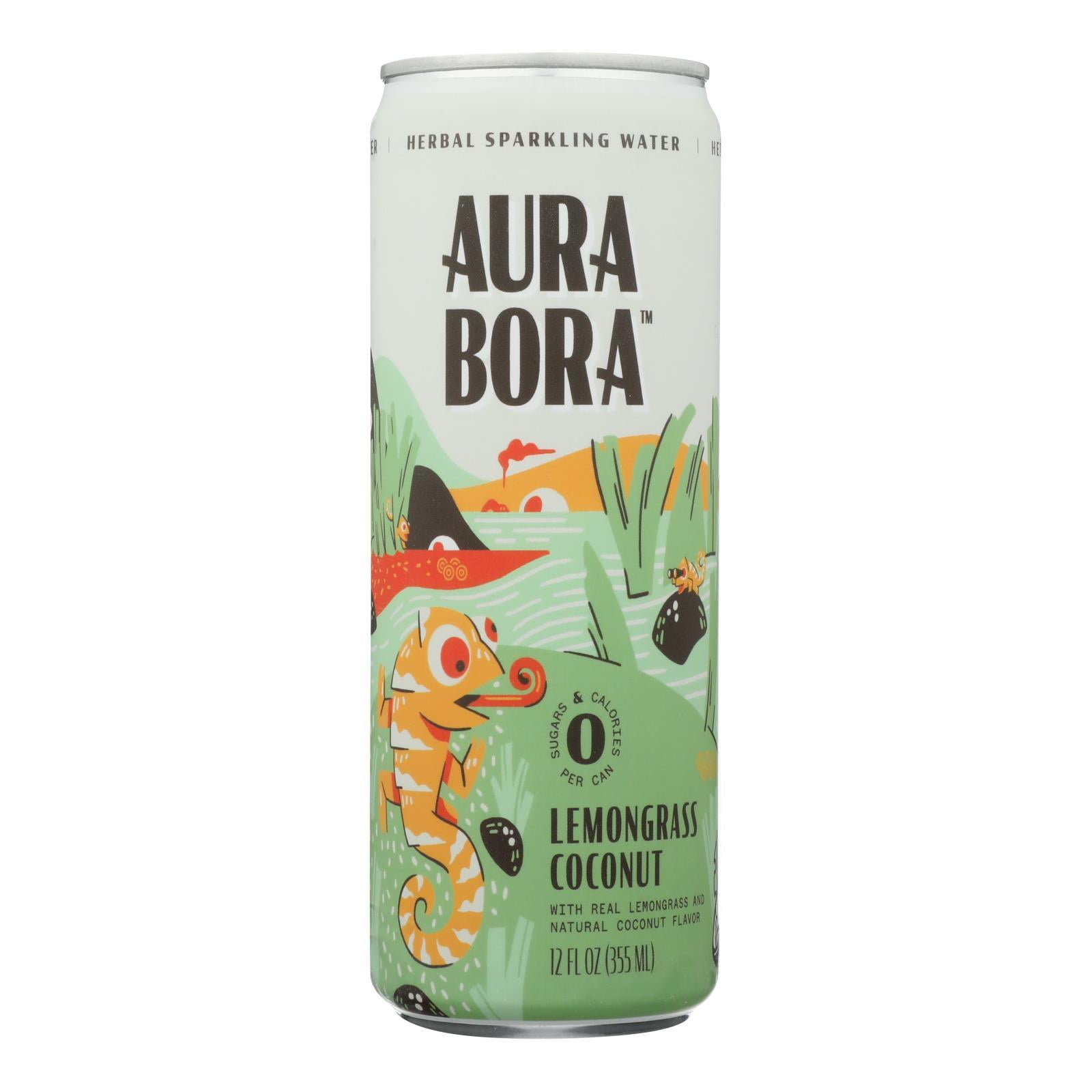 Aura Bora - Sparkling Water Lemgrs Coconut - Case of 12-12 FZ - Walmart.com