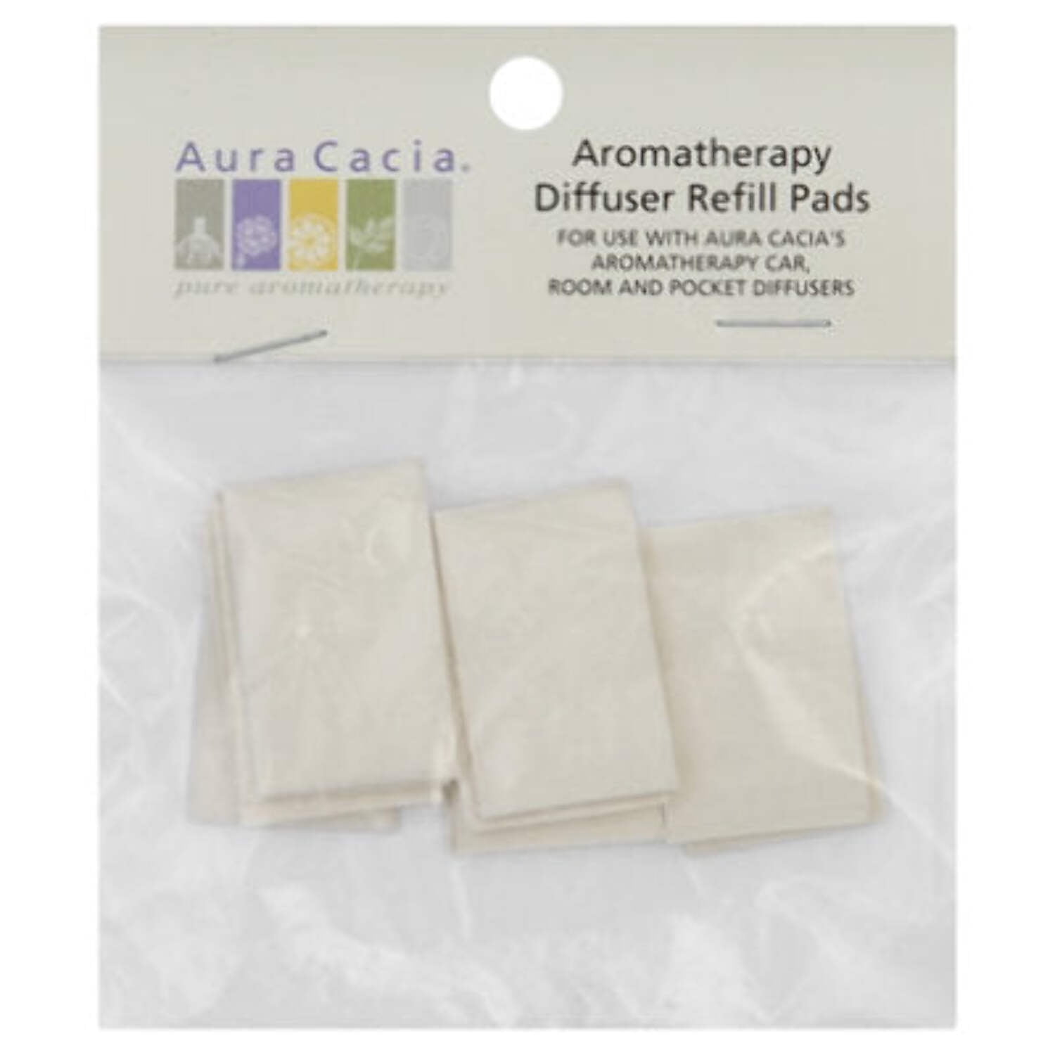 Aura Cacia Aromatherapy Car Diffuser Refill Pads Automotive Air Fresheners, 10 Count (6 Pack ...