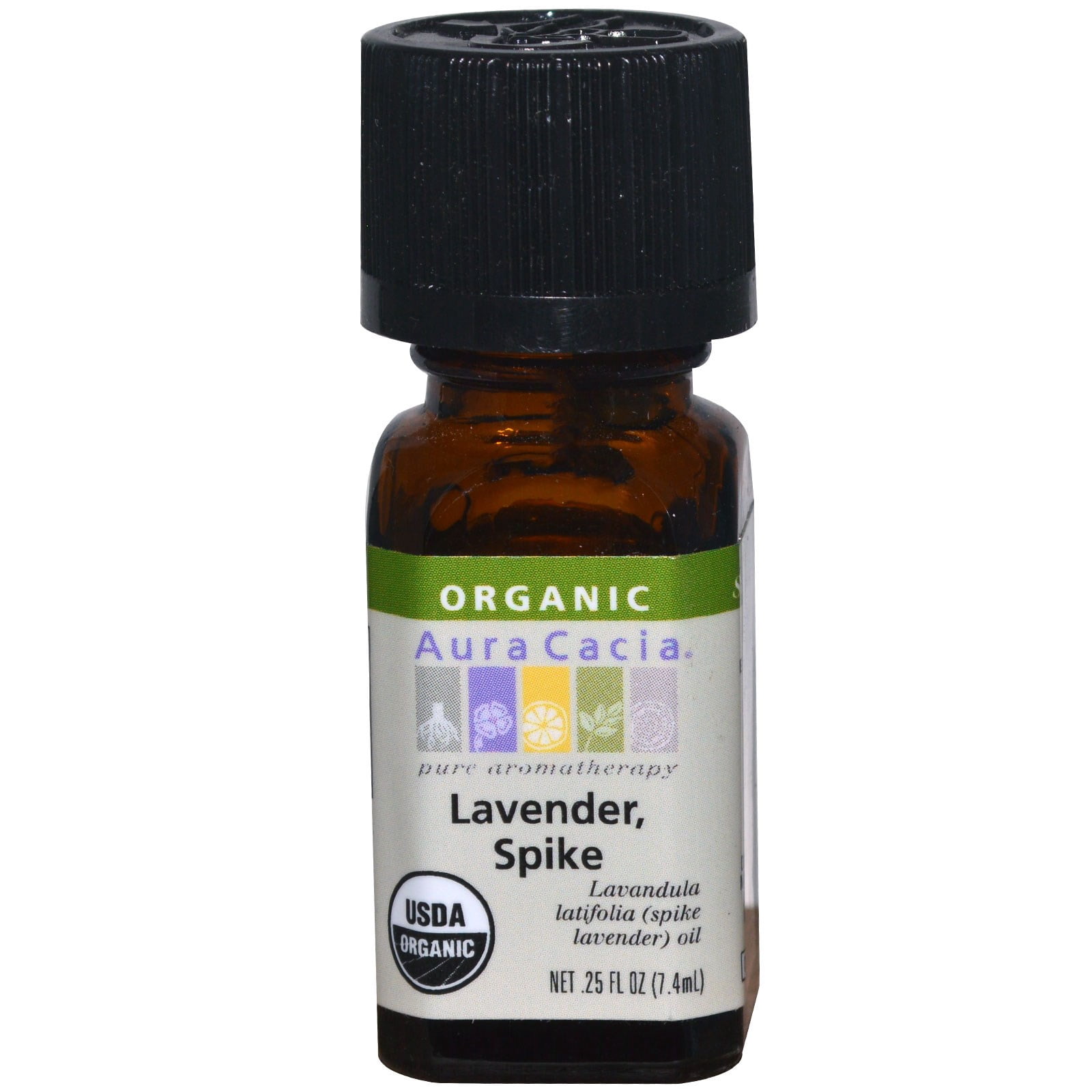 Aura Cacia Organic Essential Oil - Lavender Spike - .25 Oz - Walmart.com