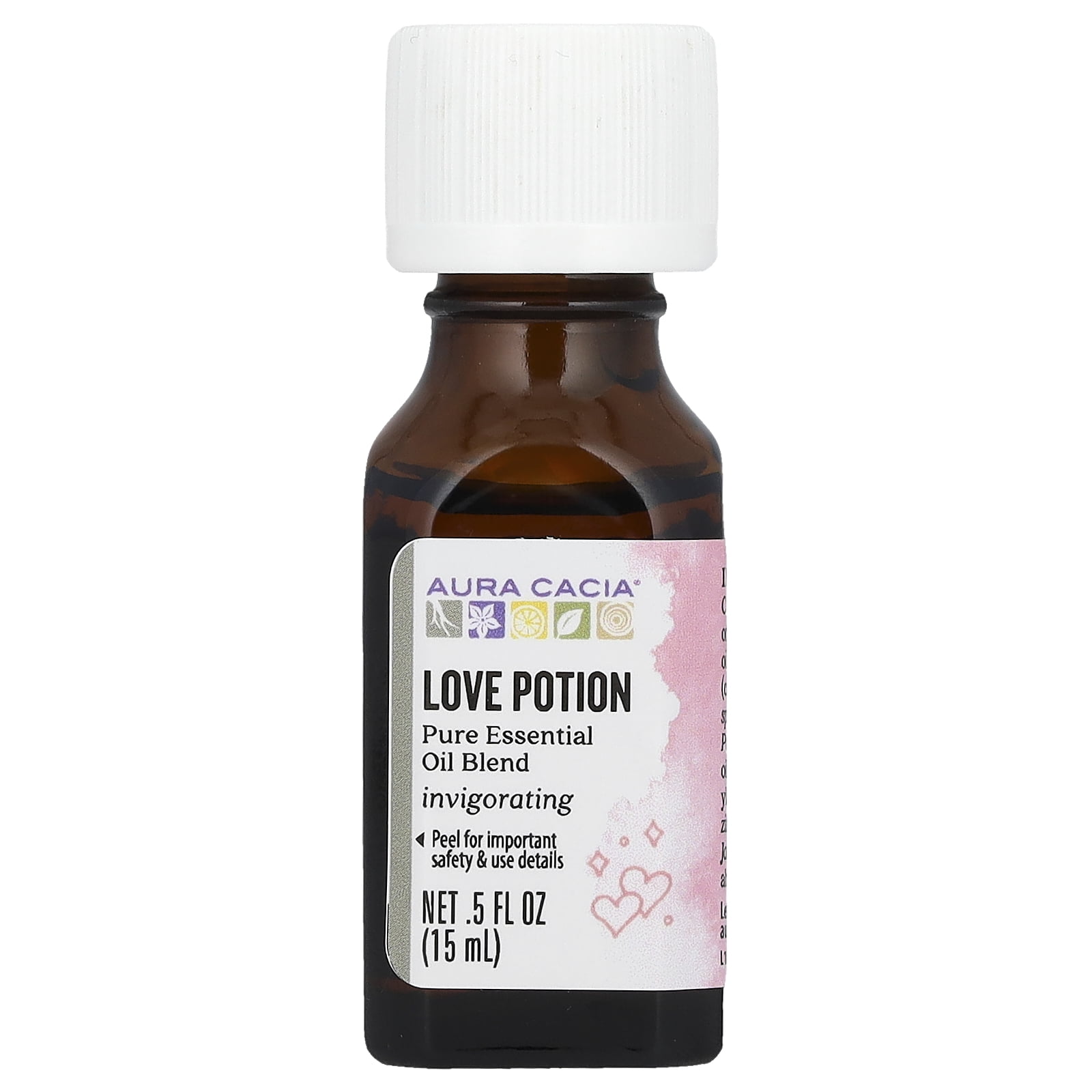 Aura Cacia, Essential Oil Blend, Love Potion 0.5 fl oz, Romantic Aroma ...