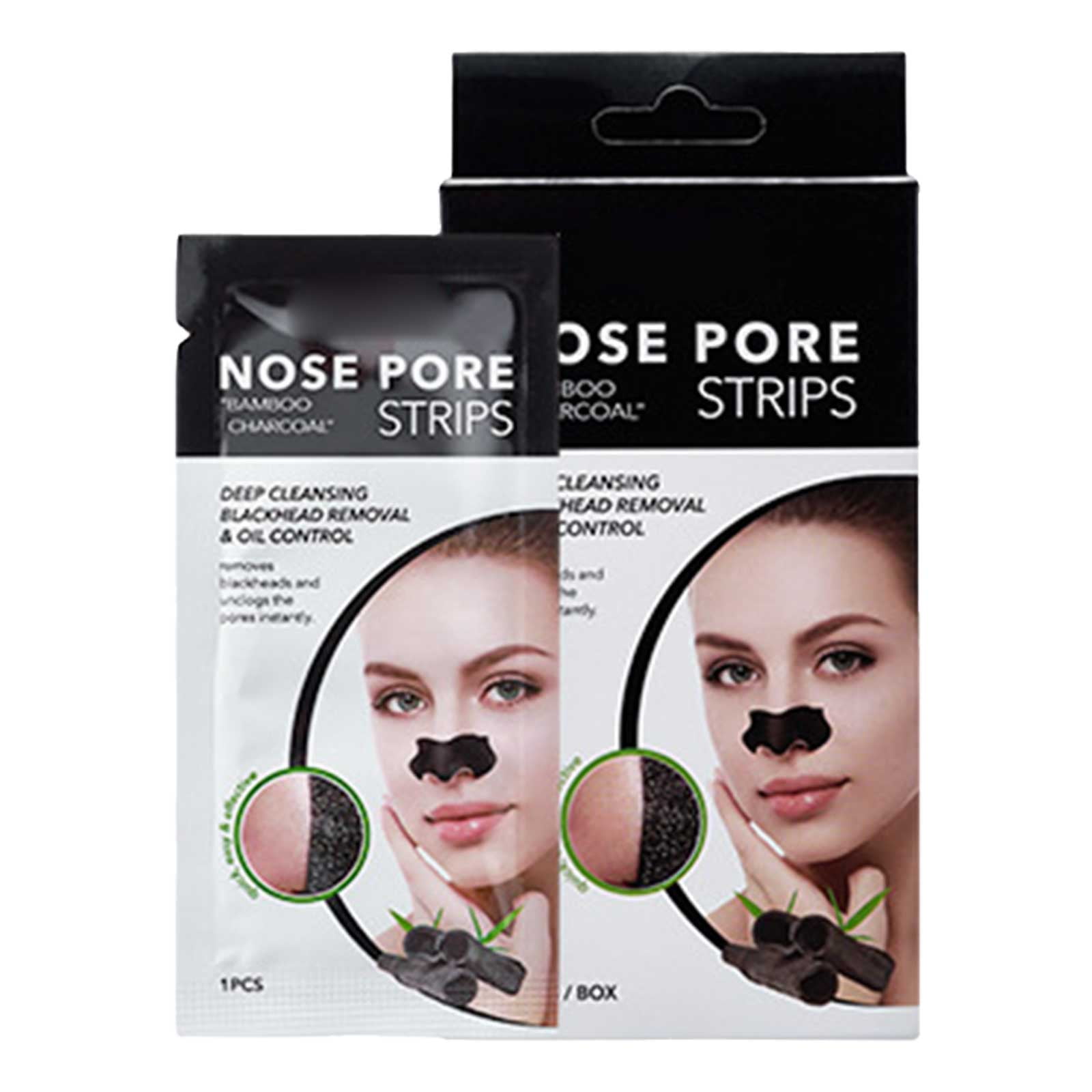 Aura Deep Cleansing Pore Strips Nose Strips For Blackhead Removal On Oily Skin With Instant Pore ...