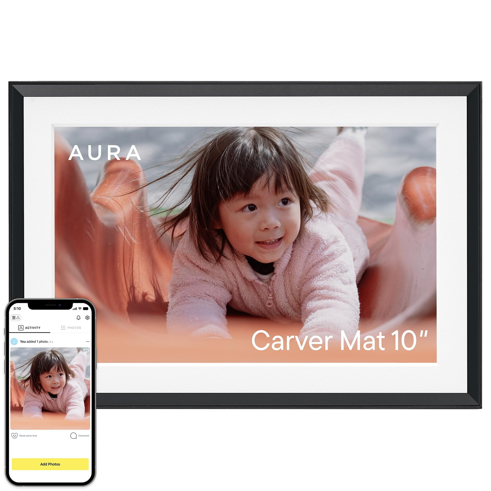 Aura Digital Picture Frame - 10.1" HD Mat Display | Wirecutter's Best ...