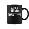 Aura Energy 67 Percent Gen Alpha Meme Humor Retro Styl Coffee Mugs ...
