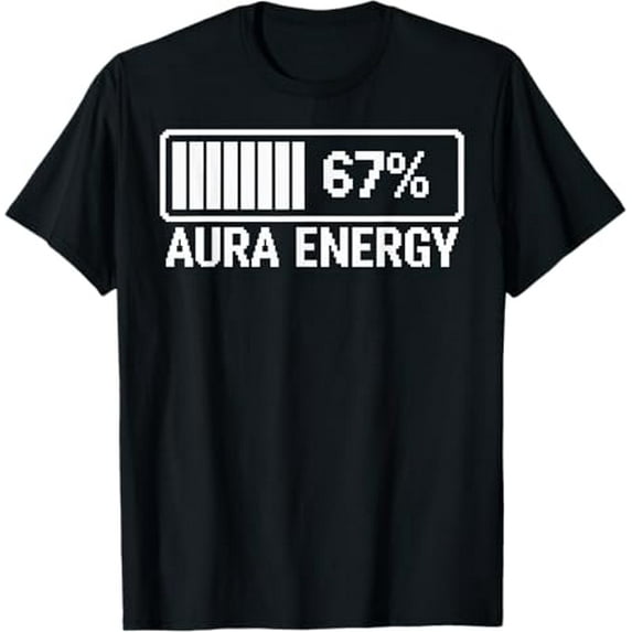 Aura Energy At 67 Six Seven Meme T-Shirt, Kid And Adult Size, Bamibatee ...