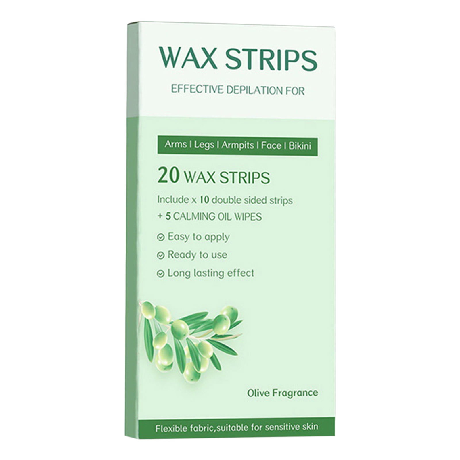 Aura Essentials Beauty Wax Strips Body Waxing Strips Wax Kit For Women & Men Brazilian Wax Kit ...