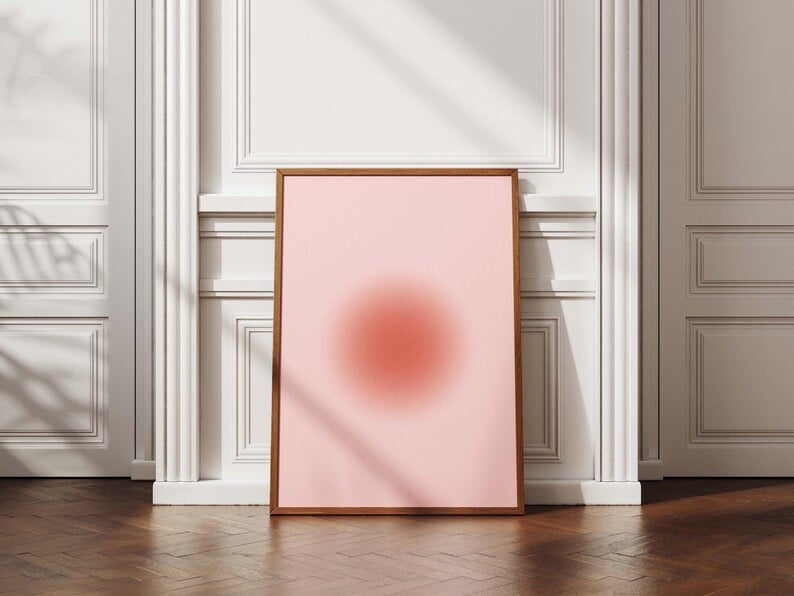 Aura Gradient Abstract Painting, Colorful Instant Print - Walmart.com