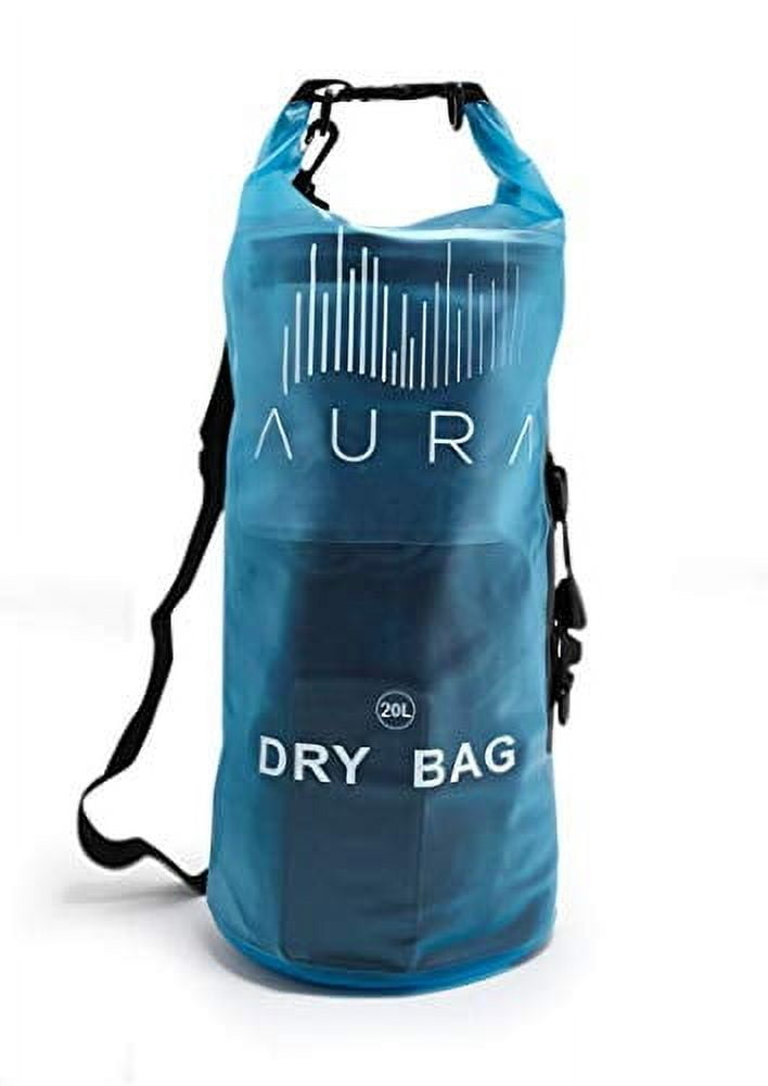 Aura Hydration Blue Waterproof Dry Bags - 10L Dry Bag Backpack with ...