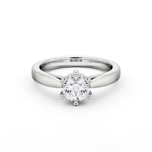 Aura Jewel 1.1 Ct Round Cut Lab Created Diamond Engagement Ring - 14K ...