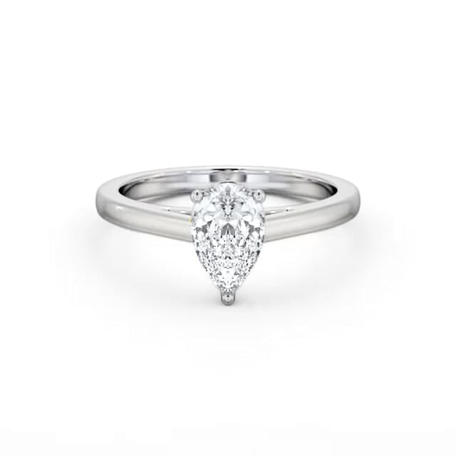 Aura Jewel 1.5 Ct Pear Cut Lab Created Diamond Ring - 14K White Gold ...