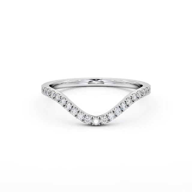 Aura Jewel 1.6 Ct Round Cut Lab-Created Diamond Wedding Ring - 14K White Gold Plated - Ripple ...