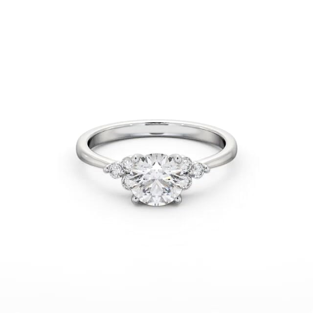 Aura Jewel 1.6Ct Round Cut Lab Created Diamond Ring - Cluster Setting ...