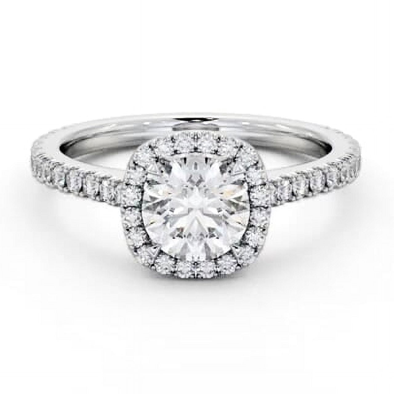 Aura Jewel 1.8 Ct Lab Created Diamond Ring - Hidden Halo Engagement ...