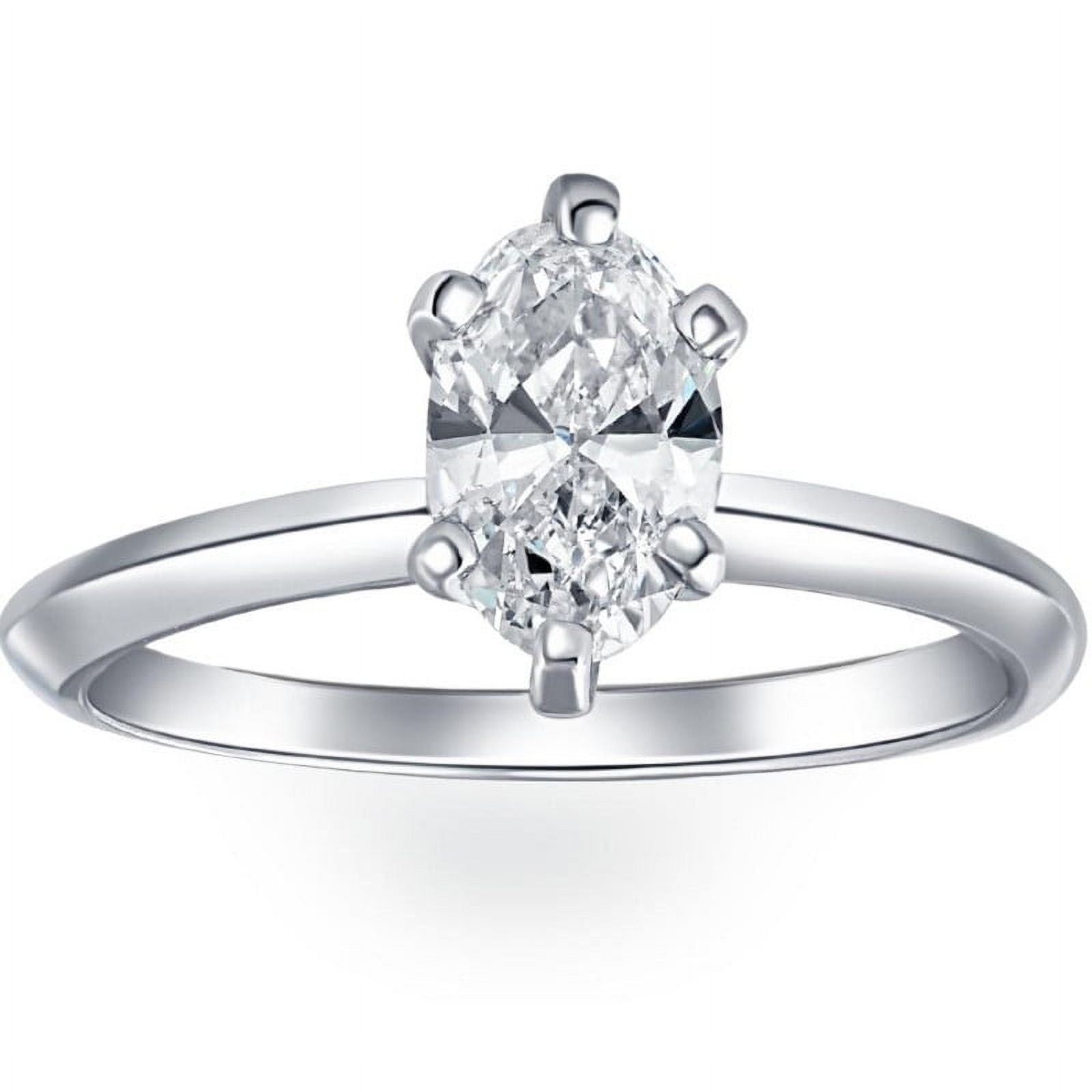 Aura Jewel 1.8 Ct Lab Created Marquise Cut Engagement Ring - 14K White ...