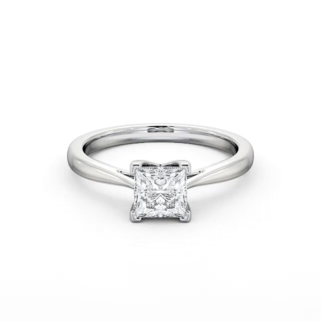 Aura Jewel 2 Ct Princess Cut Lab Created Diamond Ring - 14K White Gold ...