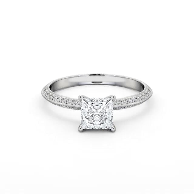 Aura Jewel 2 Ct Princess Cut Lab Created Diamond Ring - Solitaire ...