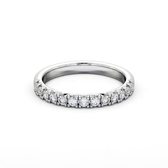 Aura Jewelry 2 Ct Round Cut Moissanite Fishtail Engagement Ring ...