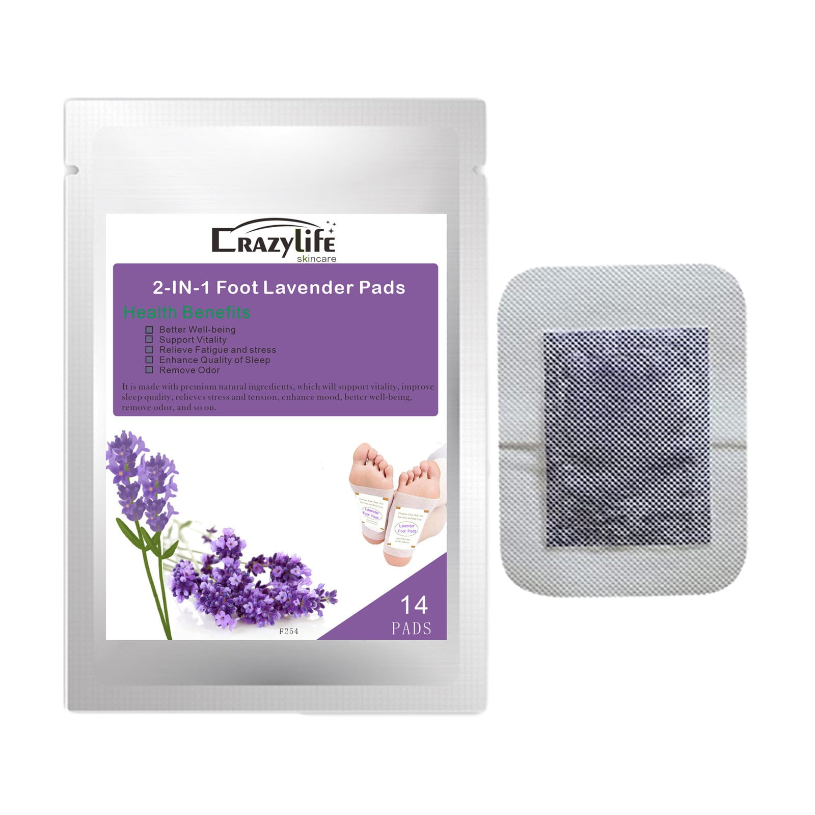 Aura Lavender Foot Patch Foot Soak, Leg Foot Bath, Foot Reflexologys ...