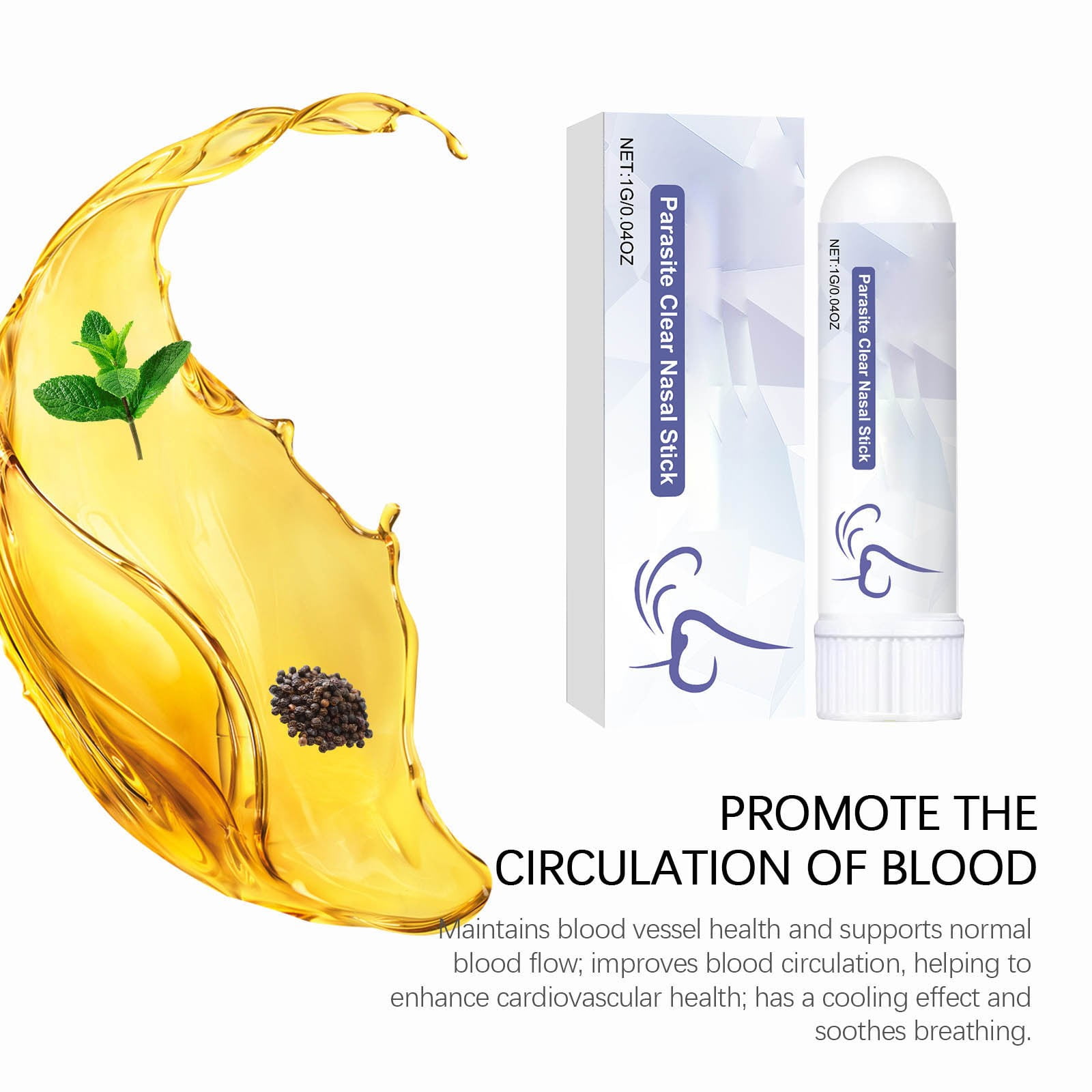 Aura Nasal Inhaler – Clear Congestion, Refresh & Soothe, On-the-Go ...