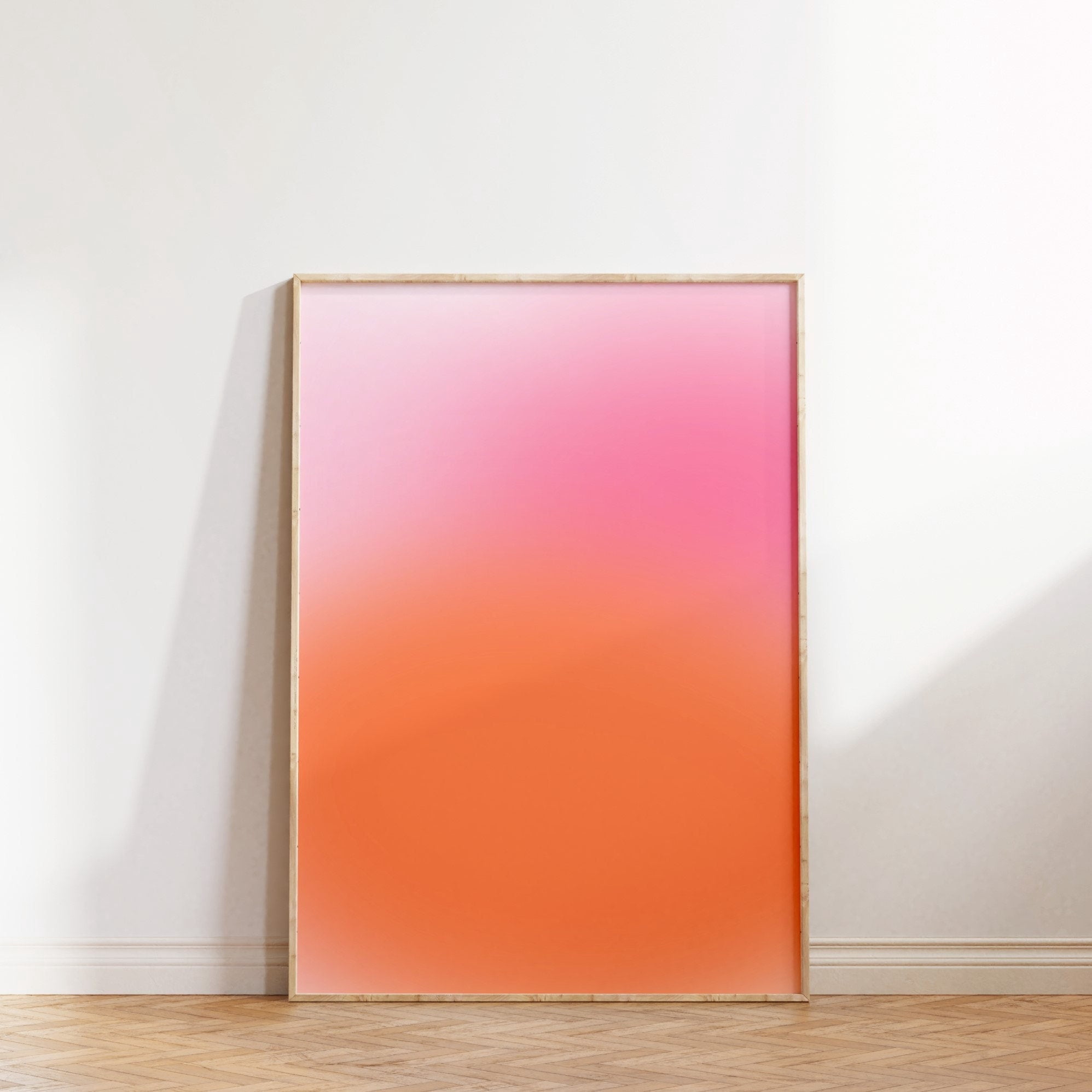 Aura Poster Peachy Wall Art Apartment Decor Aura Poster Gradient Aura ...