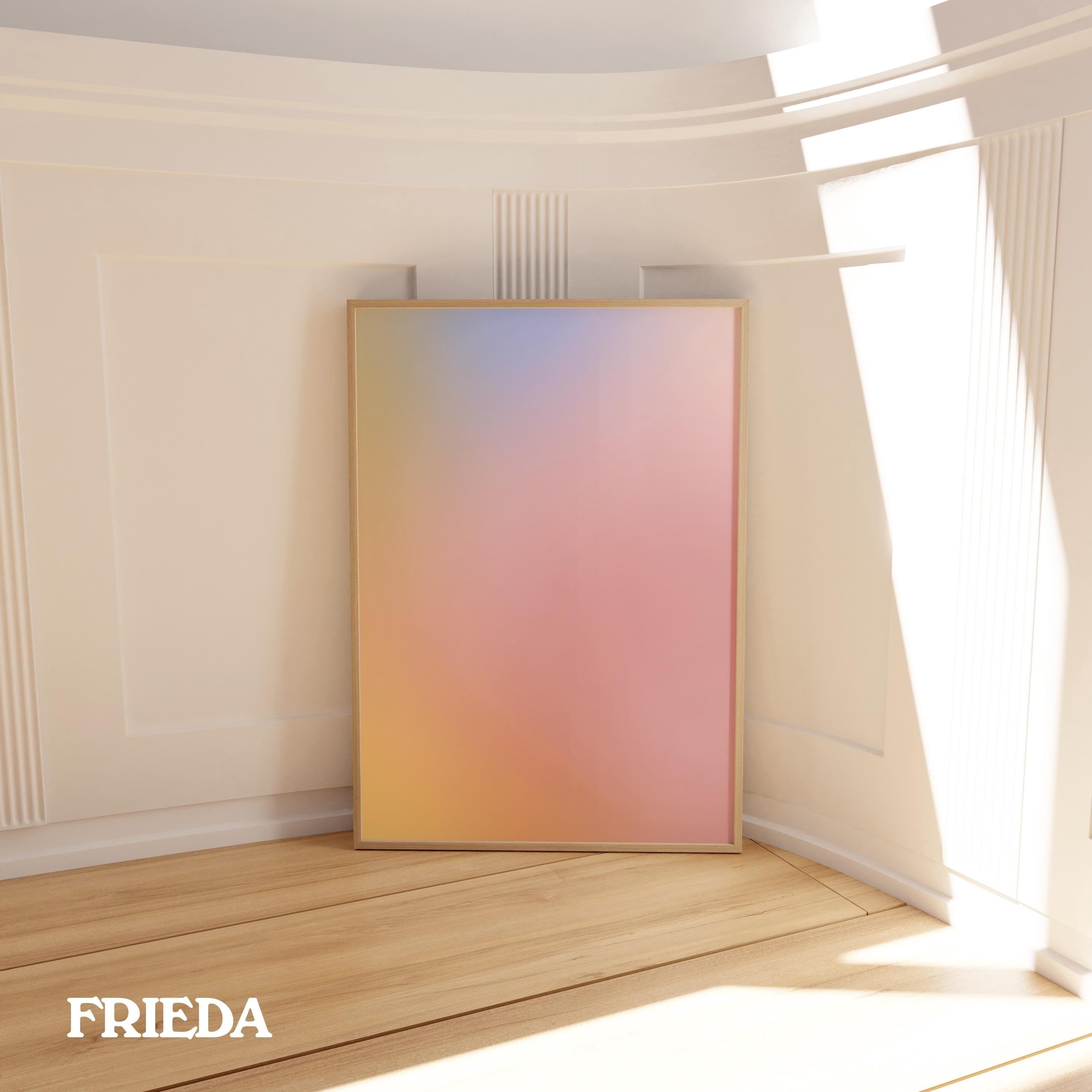 Aura Poster Pink Colorful â€¢ Room Decor Wall Art Trendy â€¢ Living ...