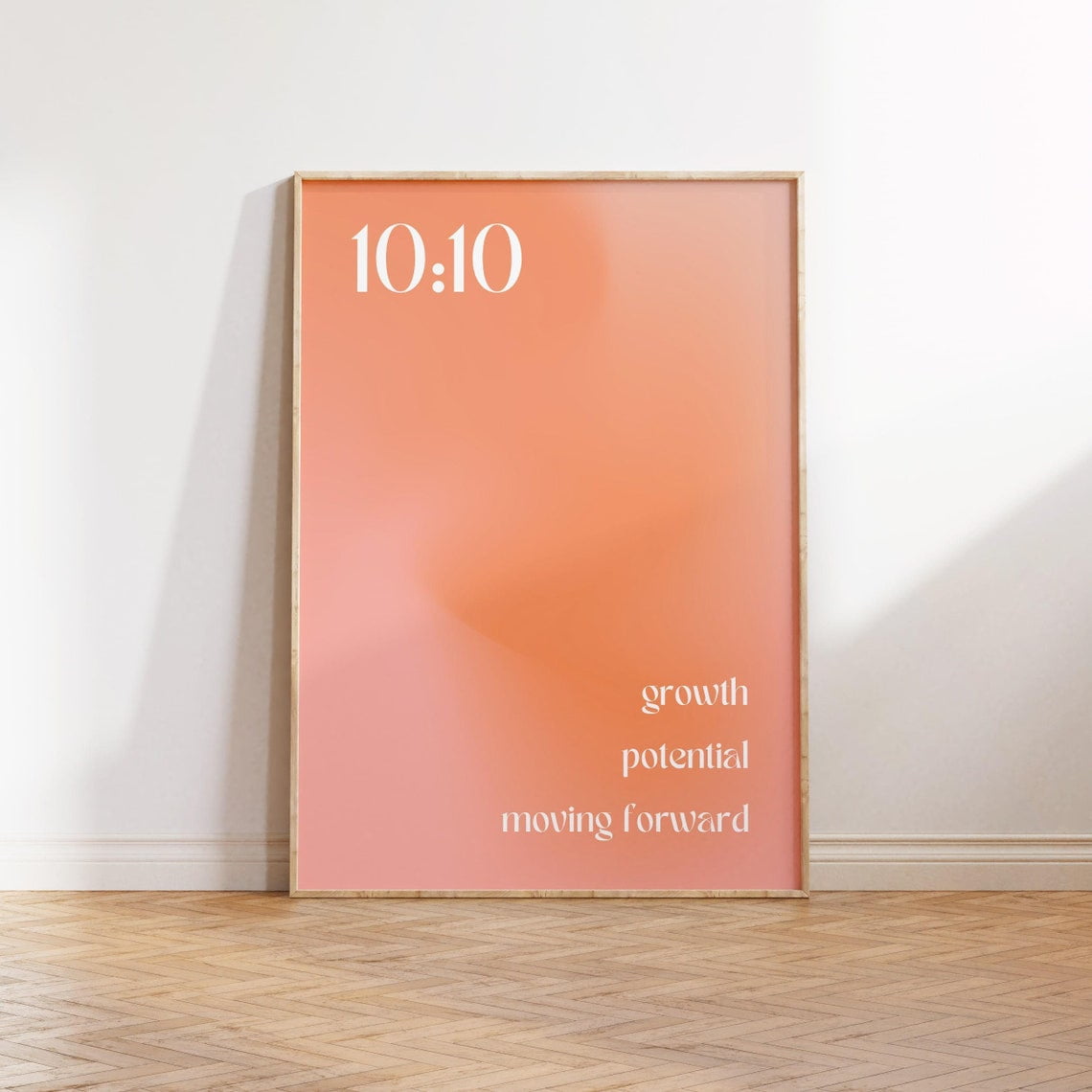 Aura Print Positive Affirmation Poster Angel Number Wall Art Aura ...