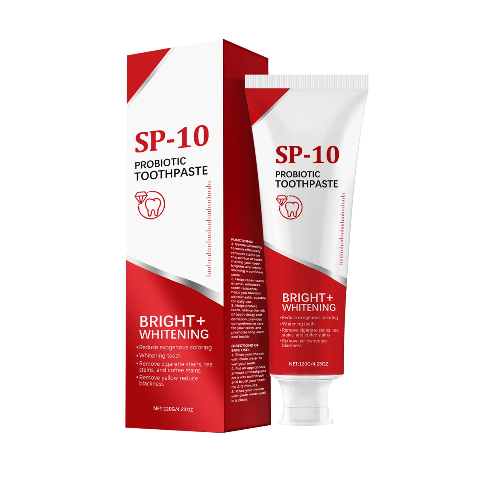 Aura SP 10 Ultra Toothpaste Probiotic Ultra Fresh Breath Deep Cleaning ...