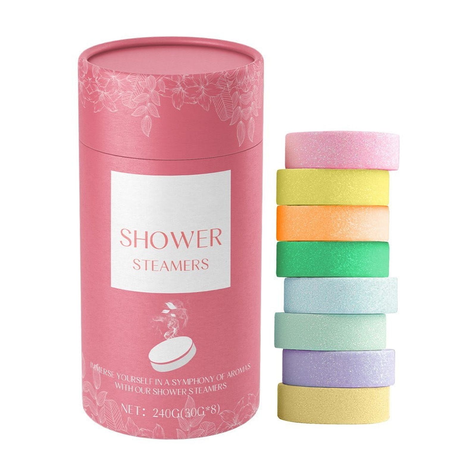 Aura Shower Steamers Aromatherapy For Women 8 Pack Pure Oil Shower ...